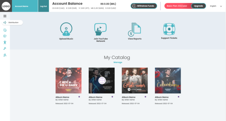 Home page - Español - ONErpm Enterprise